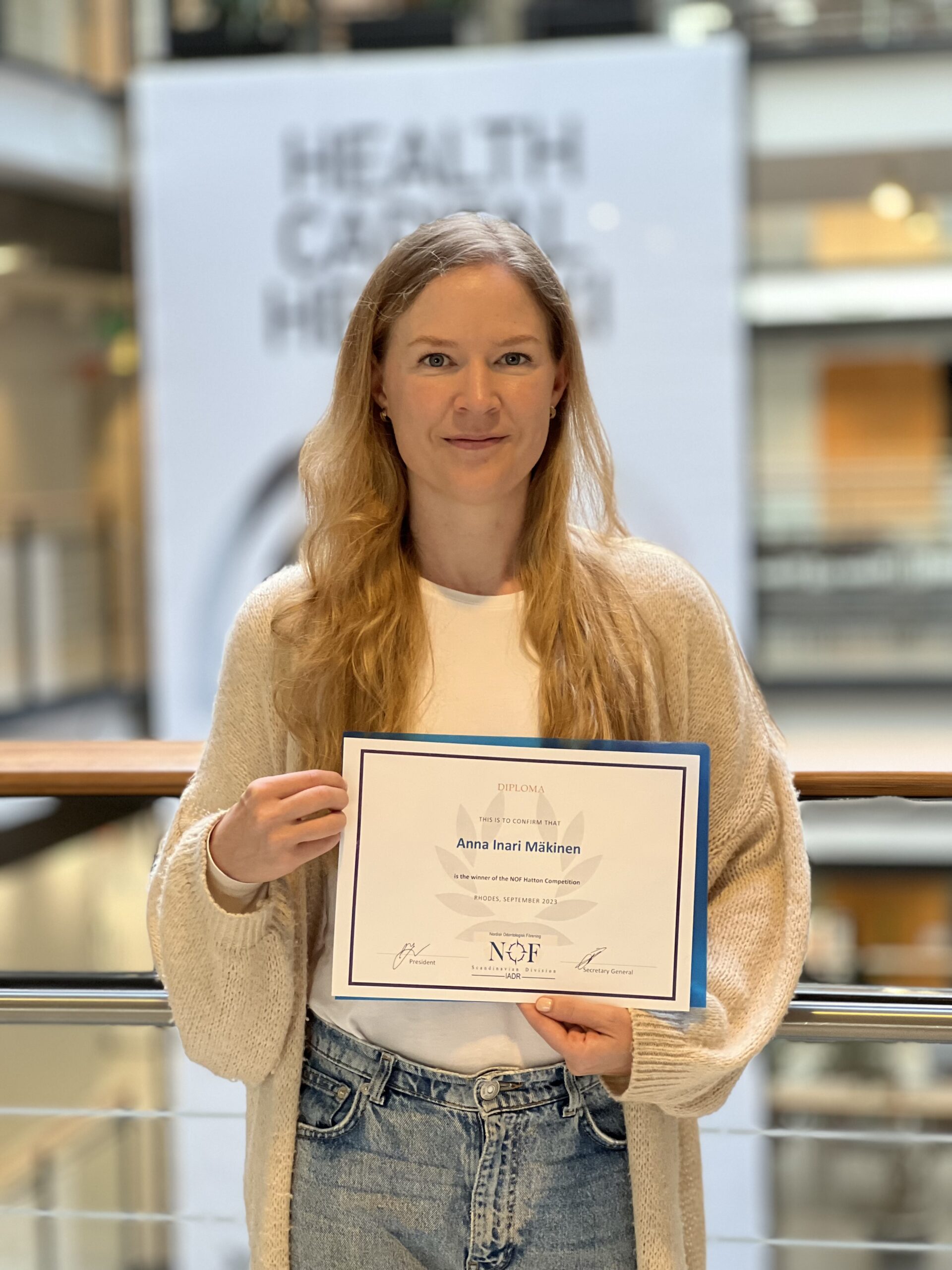 2023 NOF Hatton Awards to Samira Elmanfi, University of Turku, Finland ...